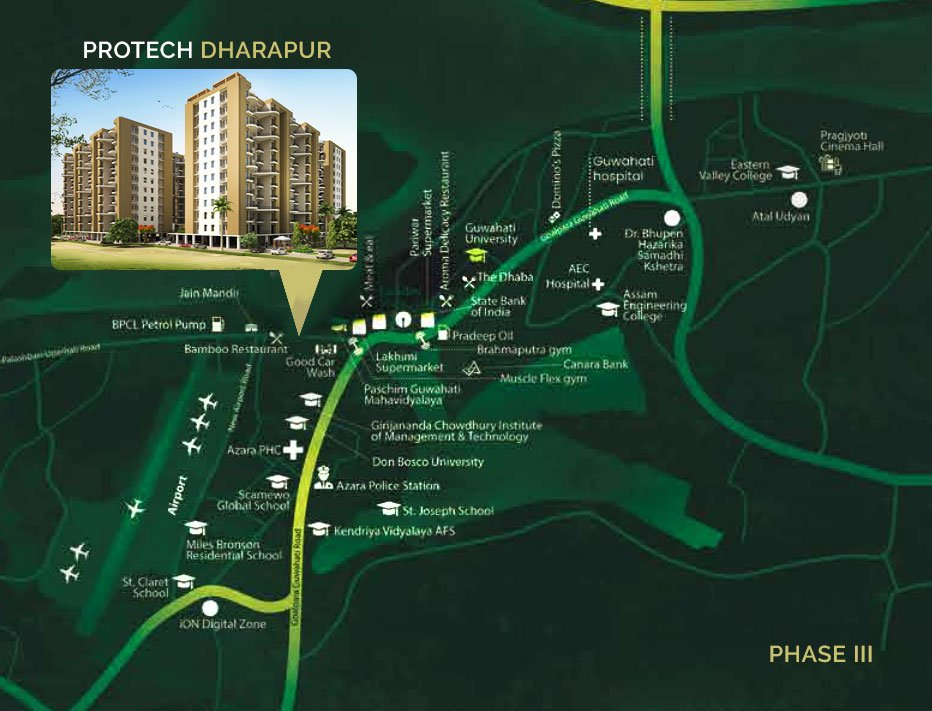 Protech Dharapur Phase III | 3BHK Flats for sale in Guwahati | Protech ...